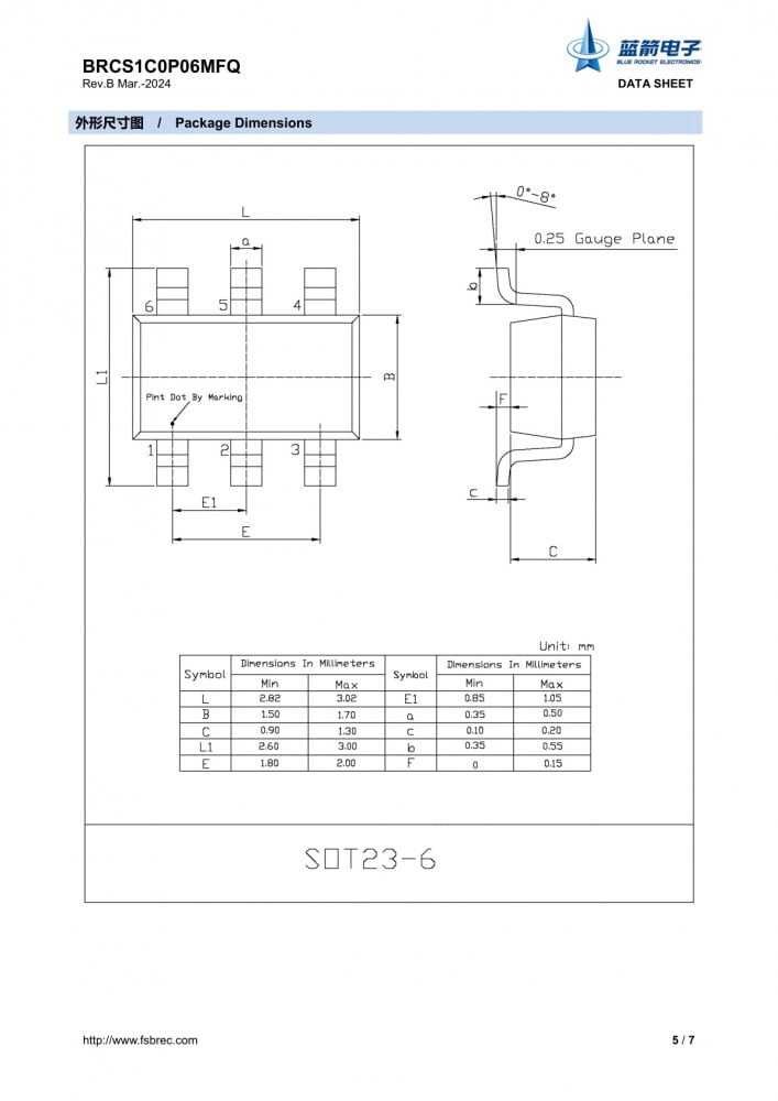 BRCS1C0P06MFQ datasheet page 5