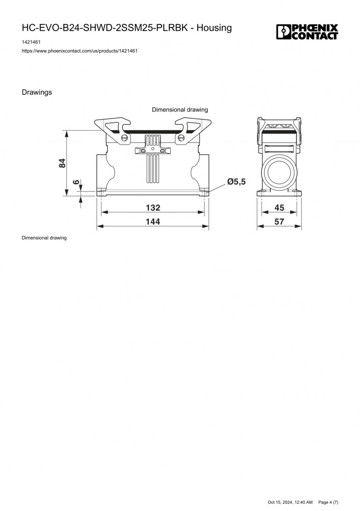Phoenix Contact 1421461 technical document page 4