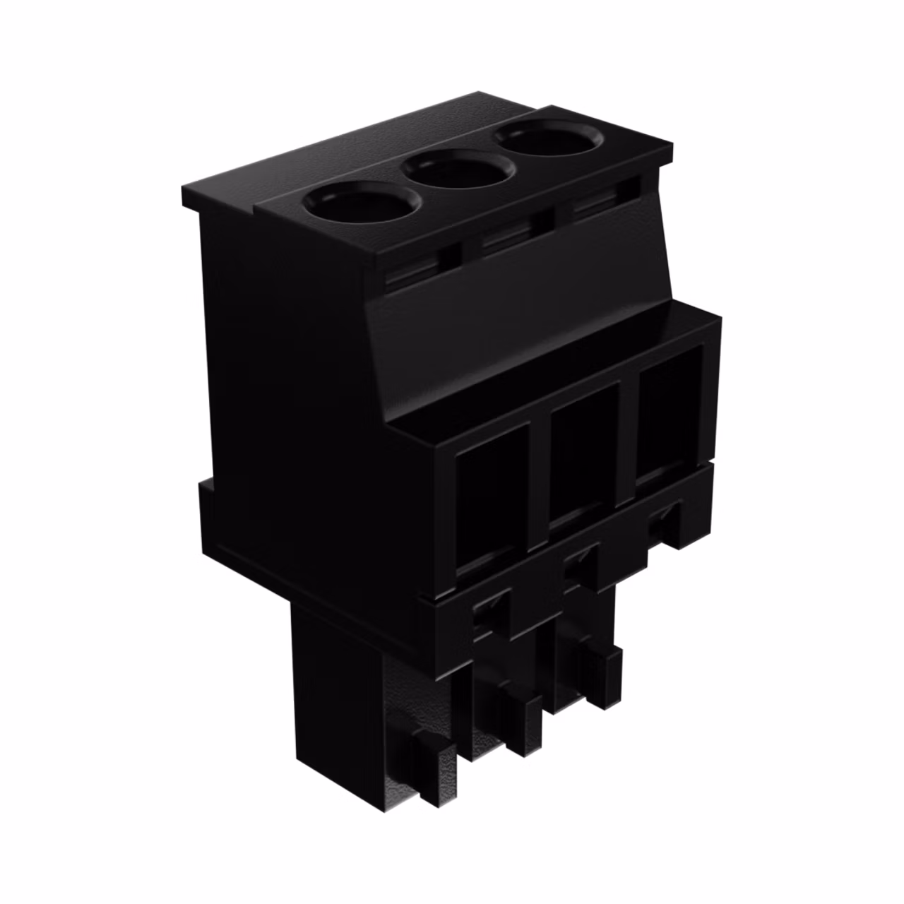 3.81mm Pitch Eurostyle Vertical Plug, Front Wire Entry, 3 Circuits for sale