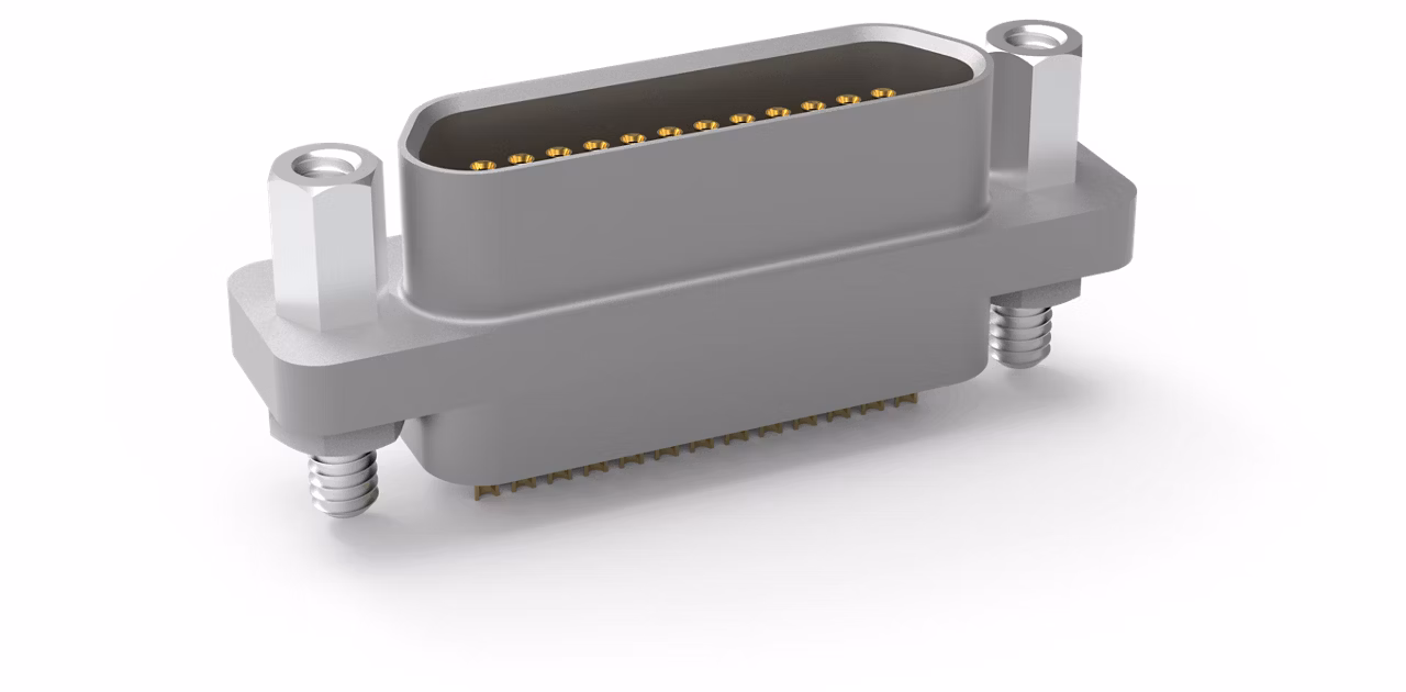 AirBorn M Series, Micro-D High Temp Cable Mount Plug, 0.050