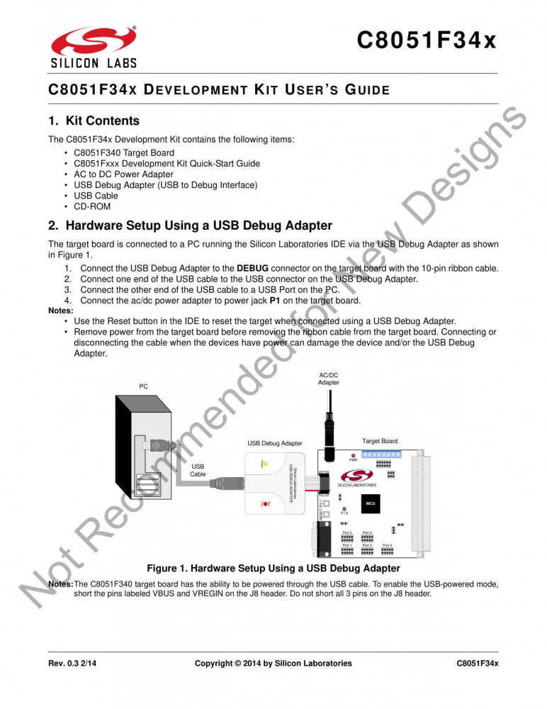 C8051F340DK document page 1