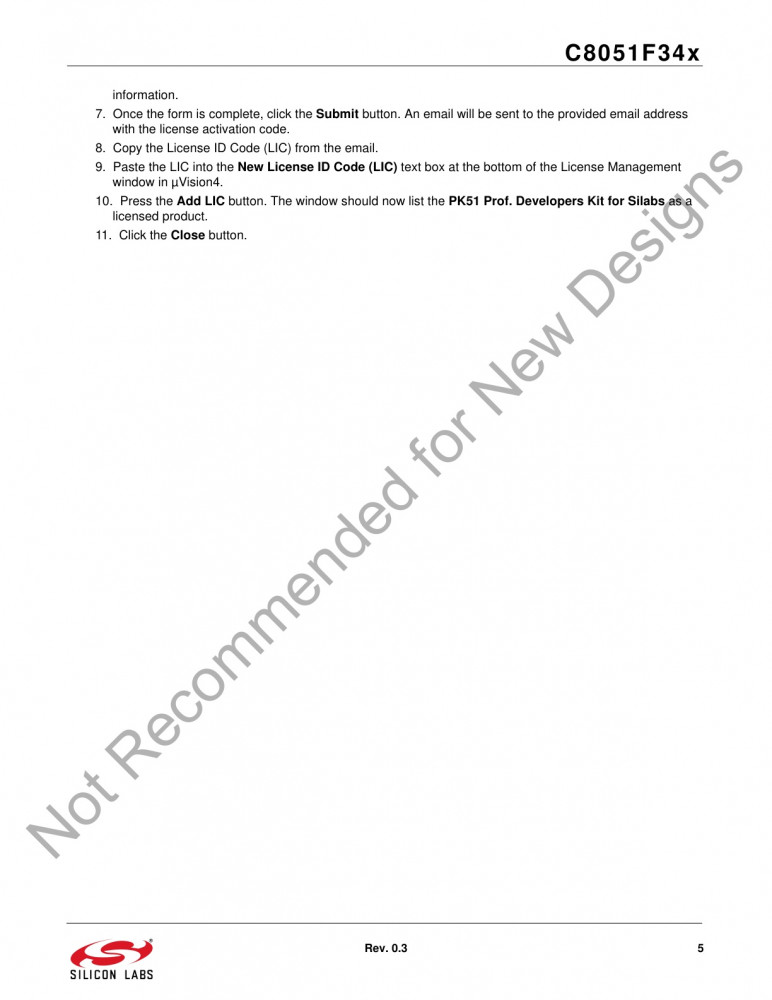 C8051F340DK document page 5