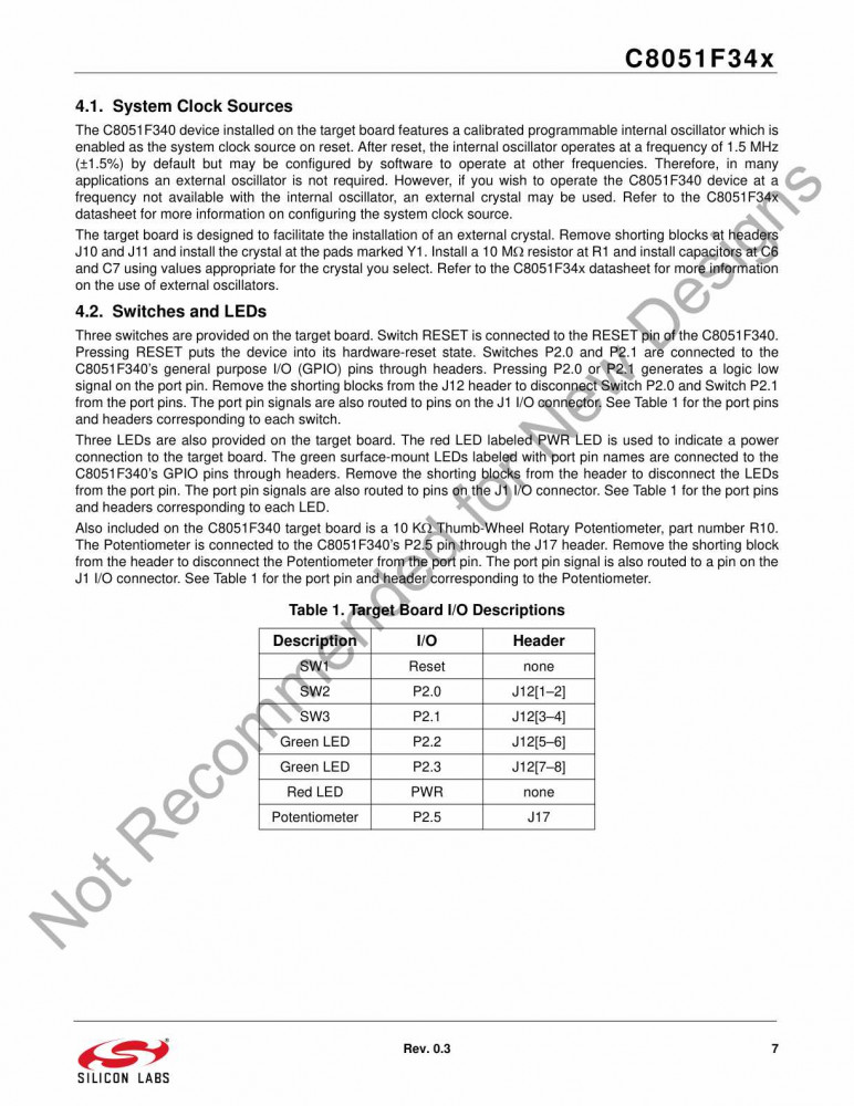 C8051F340DK document page 7