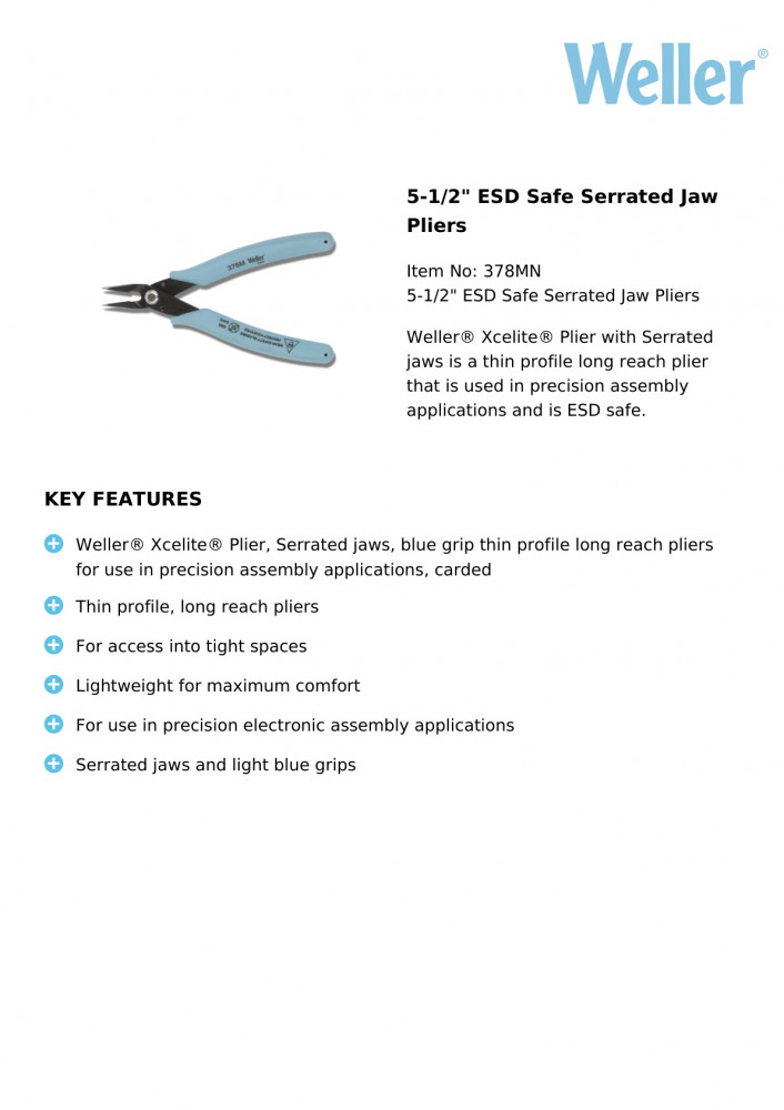 378MN product documentation image, page 1
