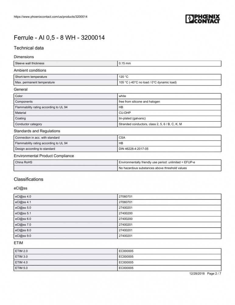 Product document page 2