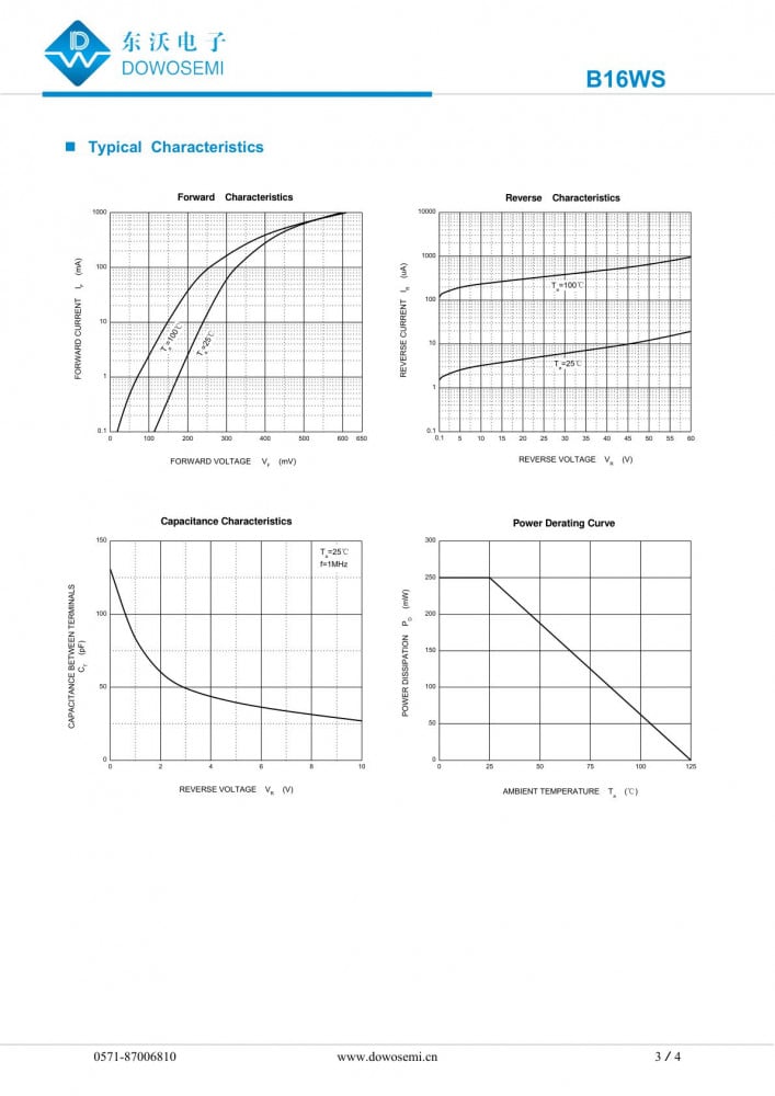 B16WS datasheet page 3