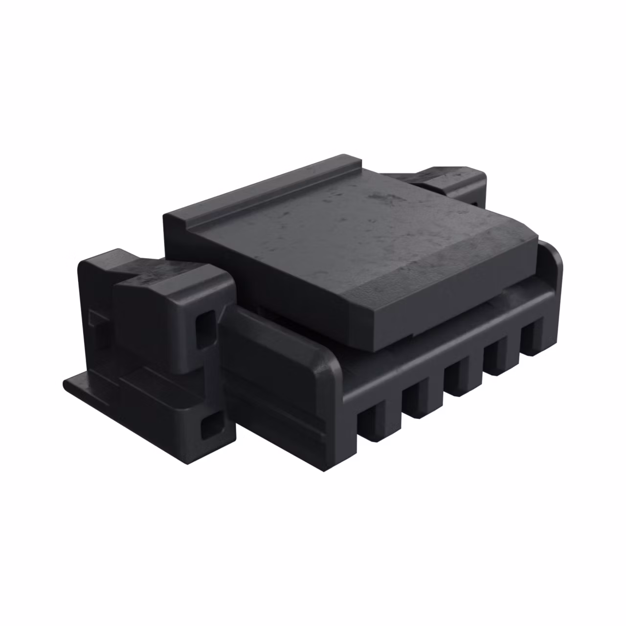Micro-Lock Plus TPA Type Receptacle Housing, 1.25mm Pitch, Low-Halogen, Single Row, Positive Lock, 5 Circuits, Black for sale