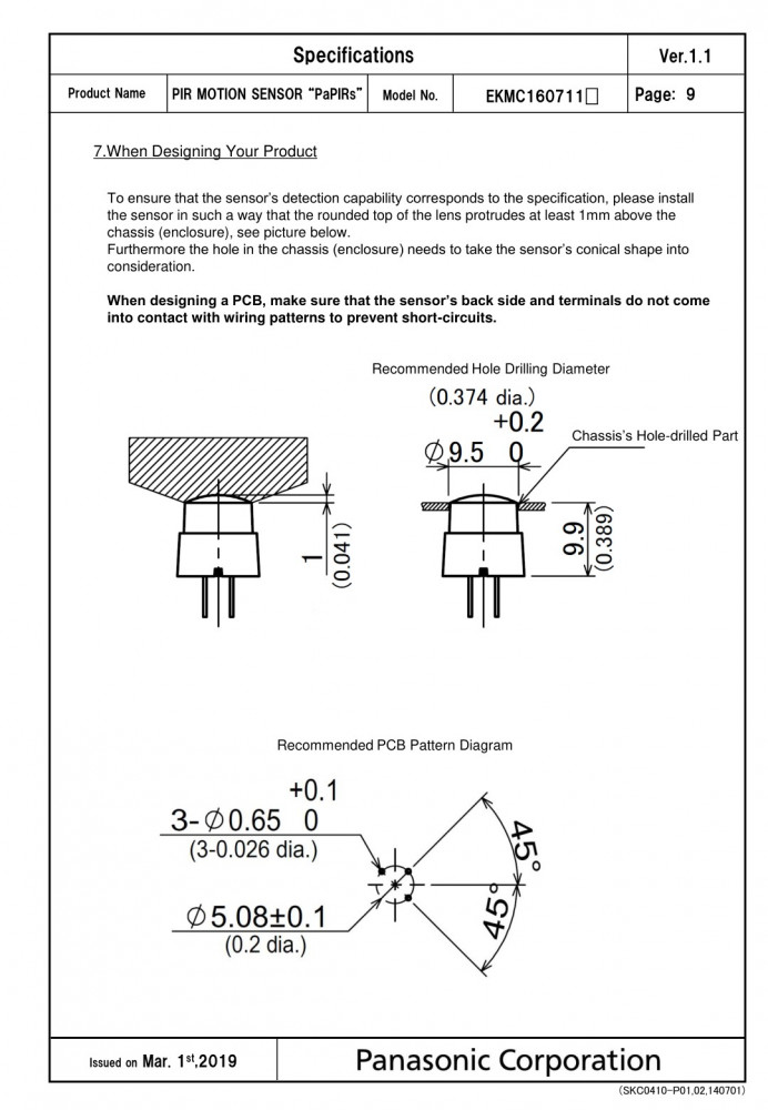EKMC1607112 datasheet page 9