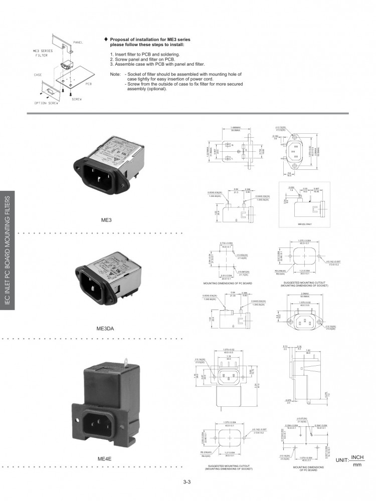 DELTA 03ME3GA technical document page 3