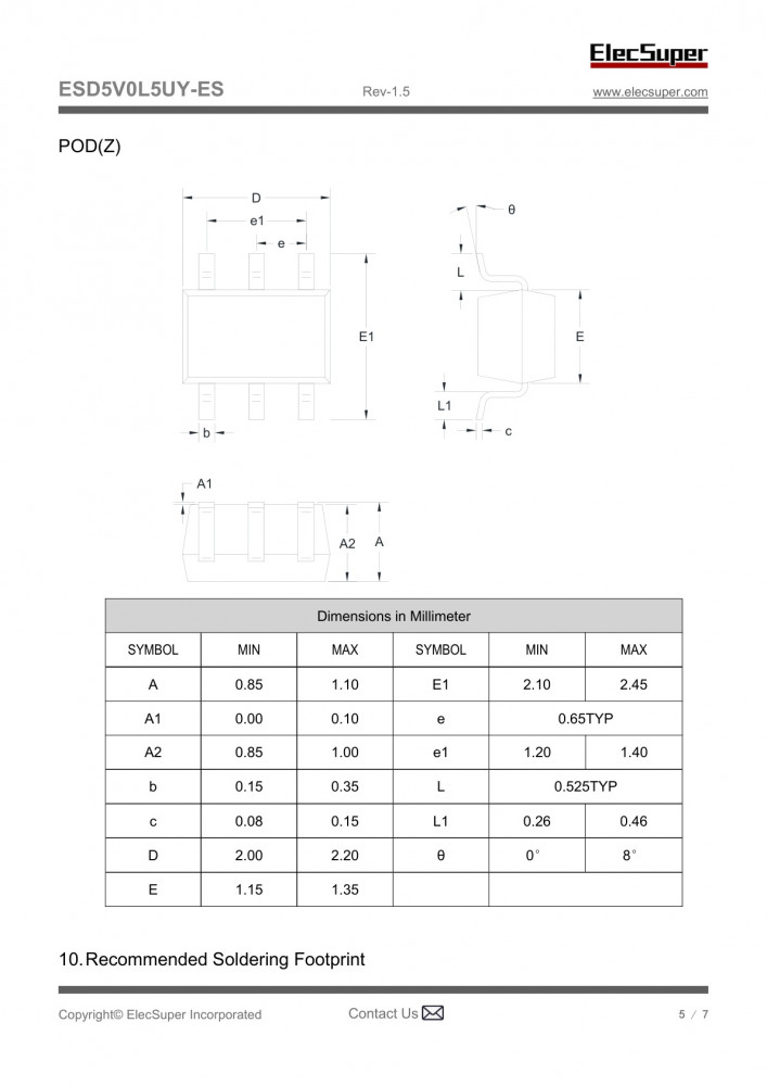 ESD5V0L5UY-ES document page 5