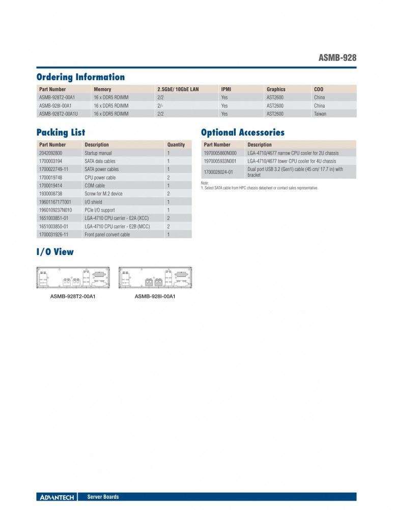 ASMB-928 technical document page 3