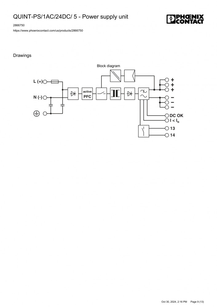 Phoenix Contact 2866750 technical document page 9