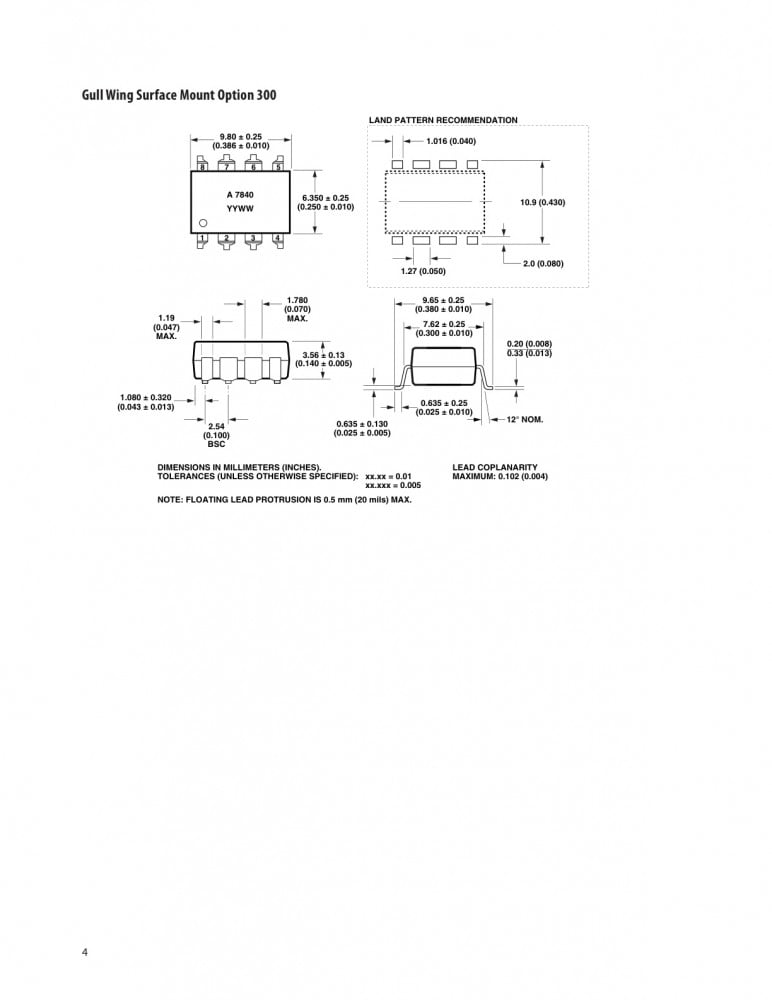 HCPL-7840-560E datasheet page 4