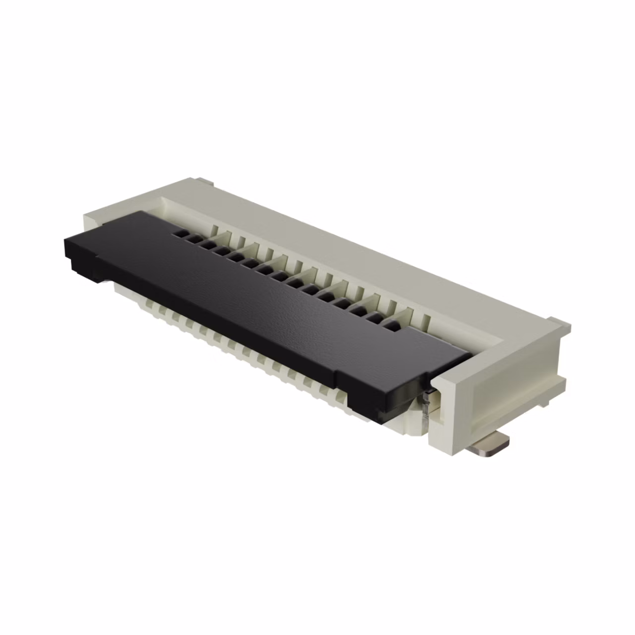 Easy-On FFC/FPC Connector, 1.00mm Pitch, 1.90mm Height, Single Bottom Contact (FS19), Right-Angle, Surface Mount, ZIF, 7 Circuits, Tin-Bismuth Plating for sale