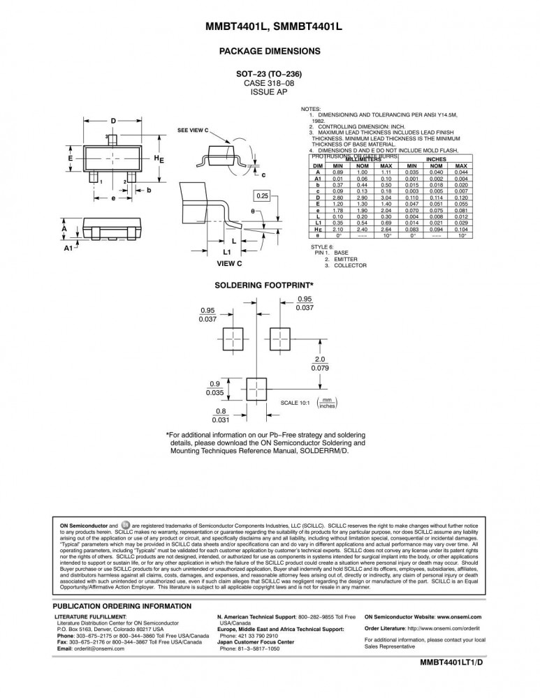 MMBT4401LT1G datasheet page 7