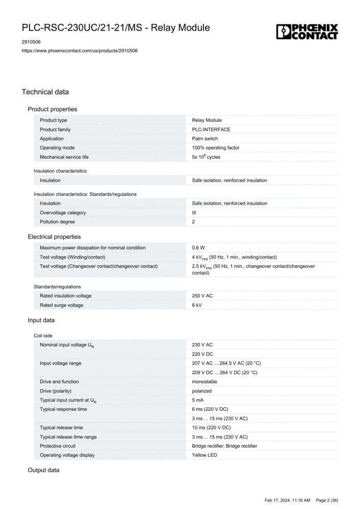 2910506 technical document page 2