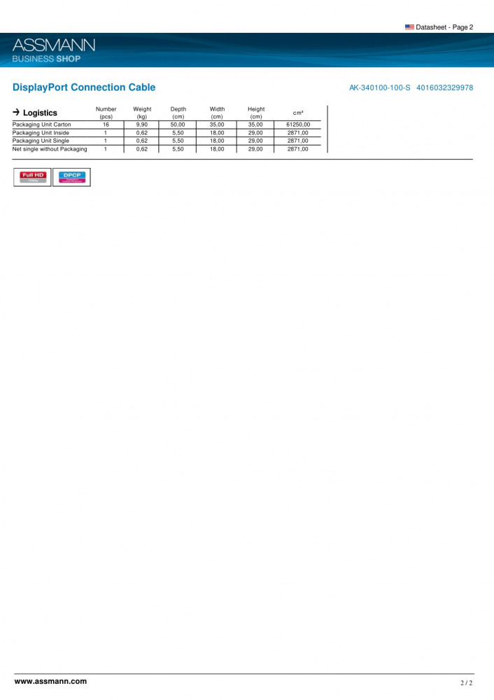 AK-340100-100-S technical document page 2
