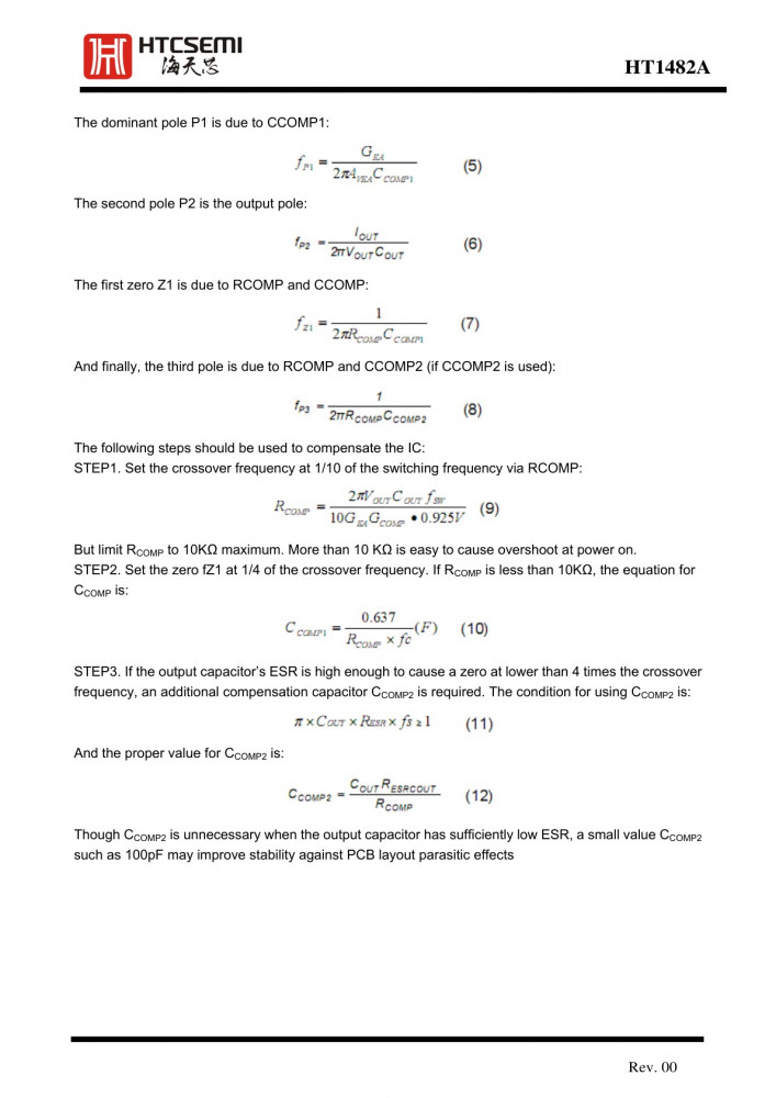 HT1482ARZ datasheet page 8