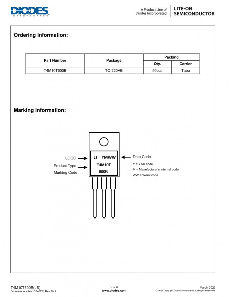 T4M10T600B datasheet page 5