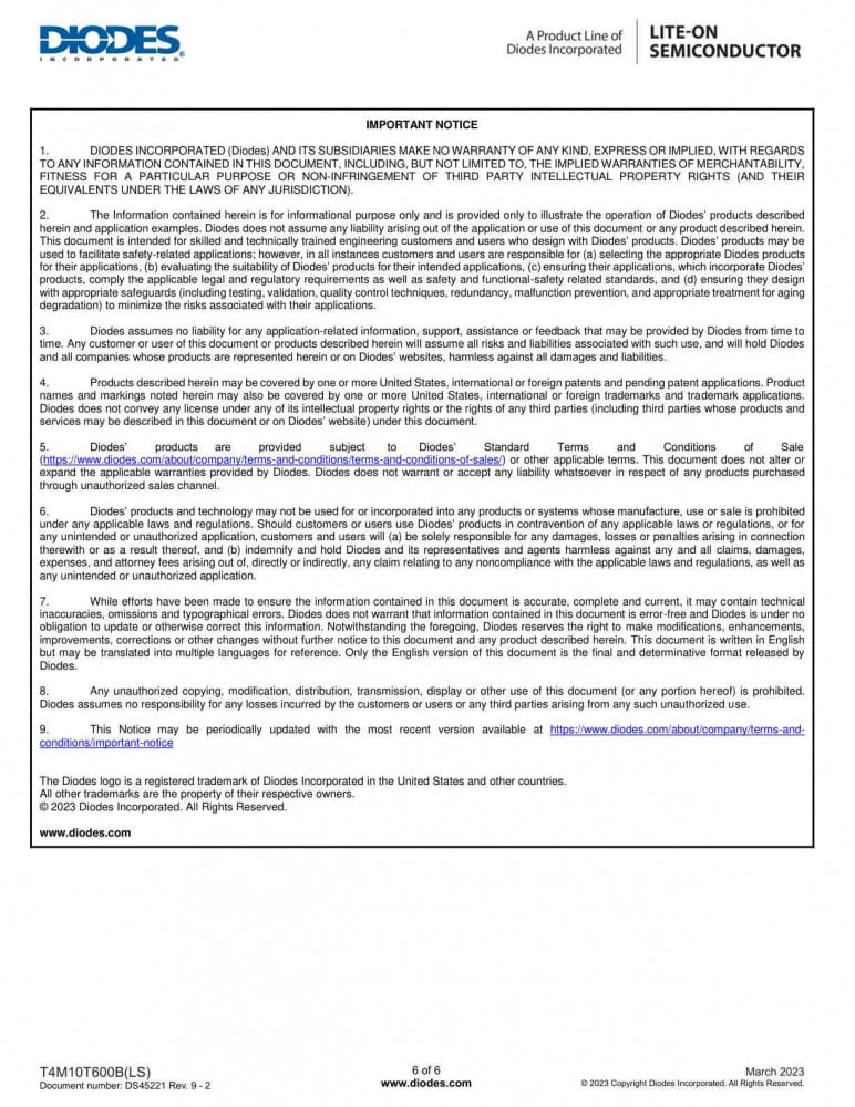 T4M10T600B datasheet page 6