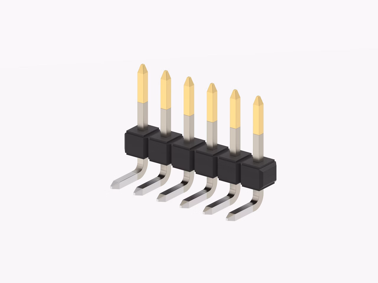 KK 254 Breakaway Header, Right-Angle Surface Mount Compatible, 2 Circuits, Tin (Sn) Plating, Mating Pin Length 6.20mm, Bag