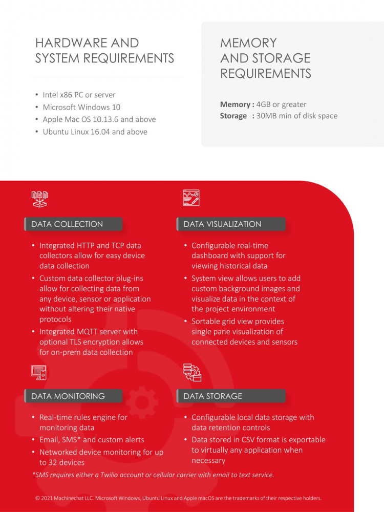 JEDI One product technical sheet, page 2
