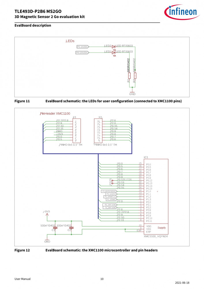 TLE493D-P2B6 MS2GO manual page 10