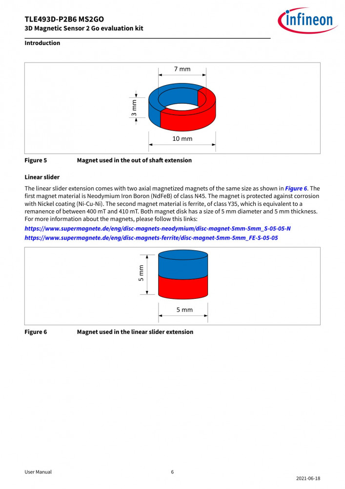 TLE493D-P2B6 MS2GO manual page 6
