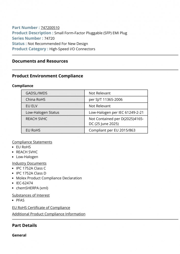 747200510 technical document preview, page 1