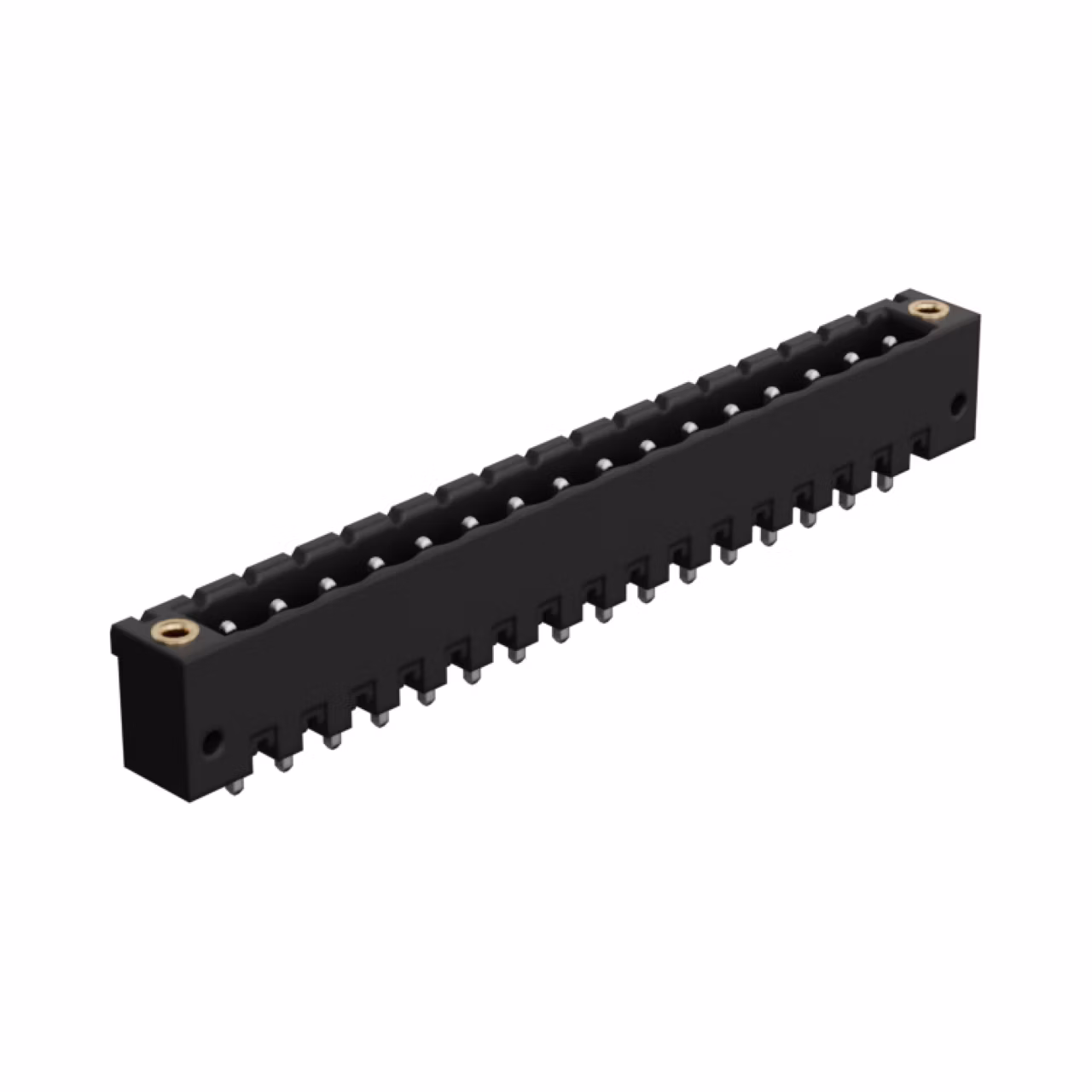 5.00mm Pitch Eurostyle Vertical PCB Header, with Threaded Retention Inserts, 16 Circuits for sale