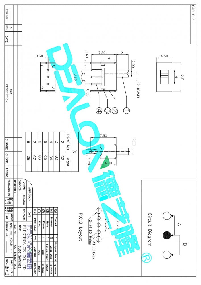 SS-12D02-VG3 technical document page