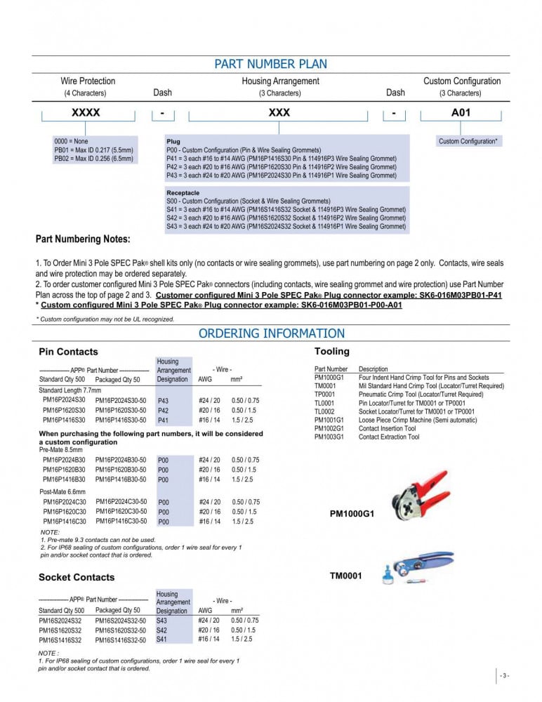 SK6-076C04PM23-Z70 datasheet page 3