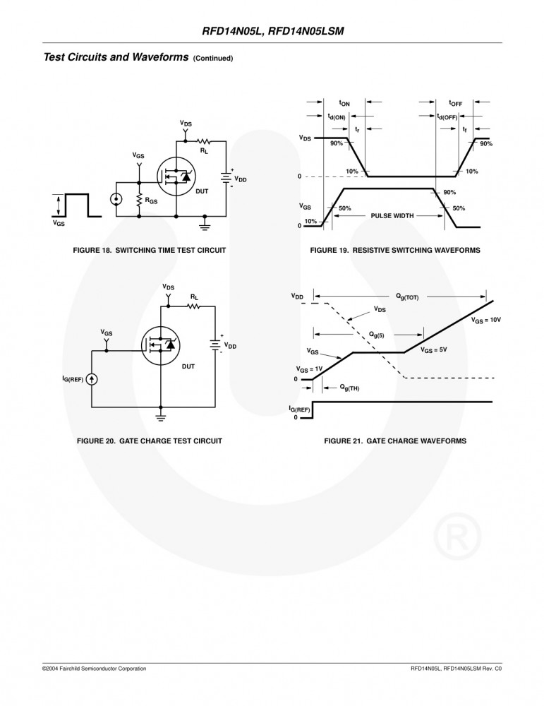 RFD14N05LSM9A datasheet page 7