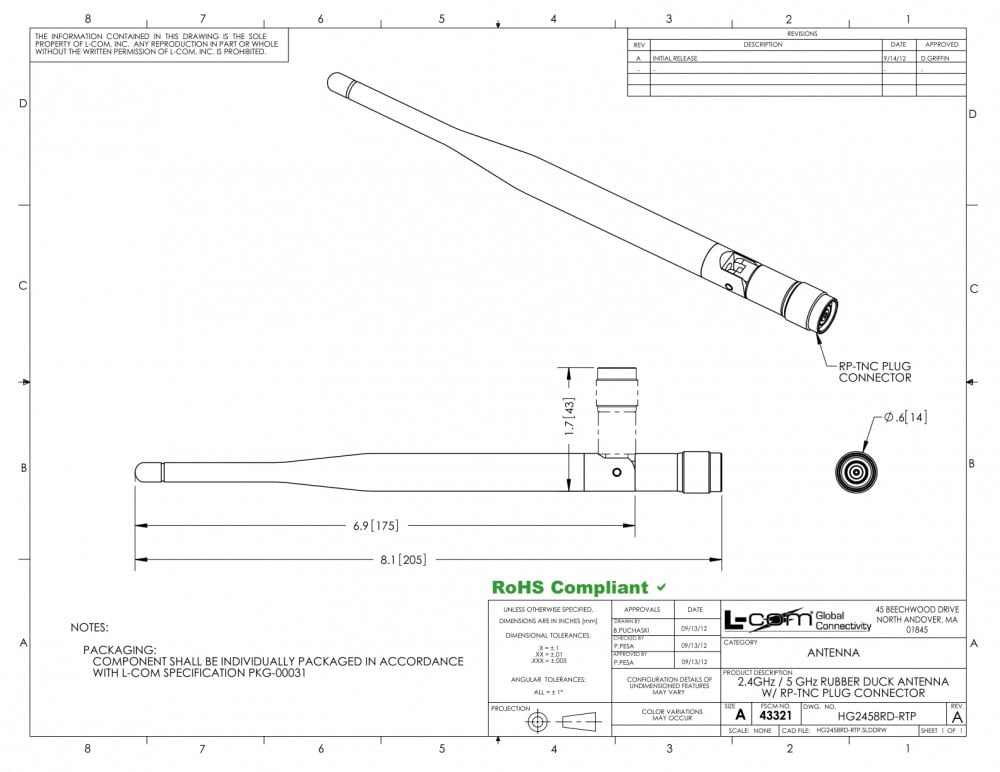 HG2458RD-RTP technical document page