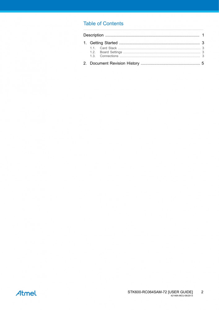 ATSTK600-RC72 technical document page 2
