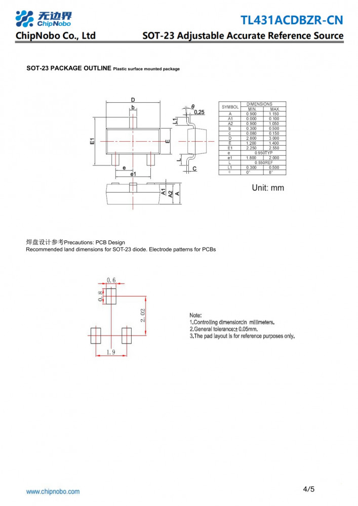 TL431ACDBZR-CN datasheet page 4