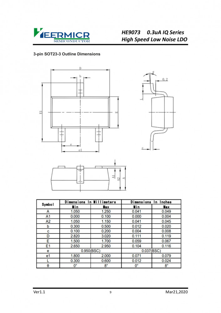 HE9073 datasheet page 9
