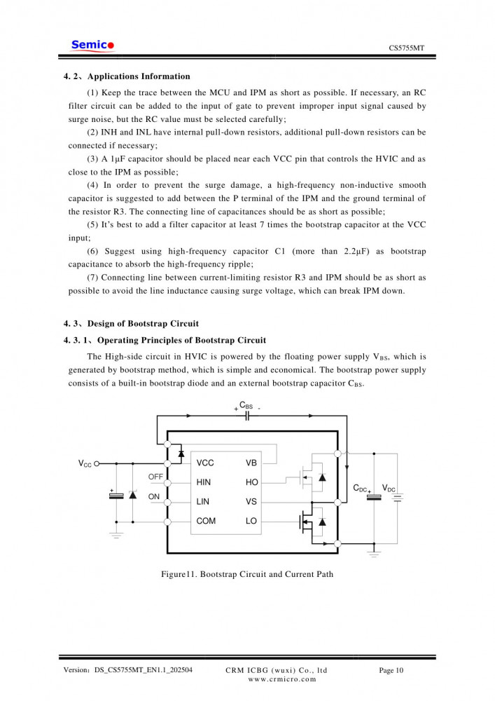 CS5755MTO datasheet page 10