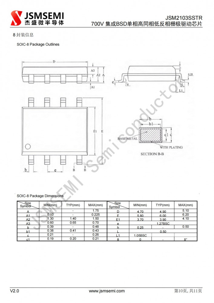 JSM2103SSTR datasheet page 10