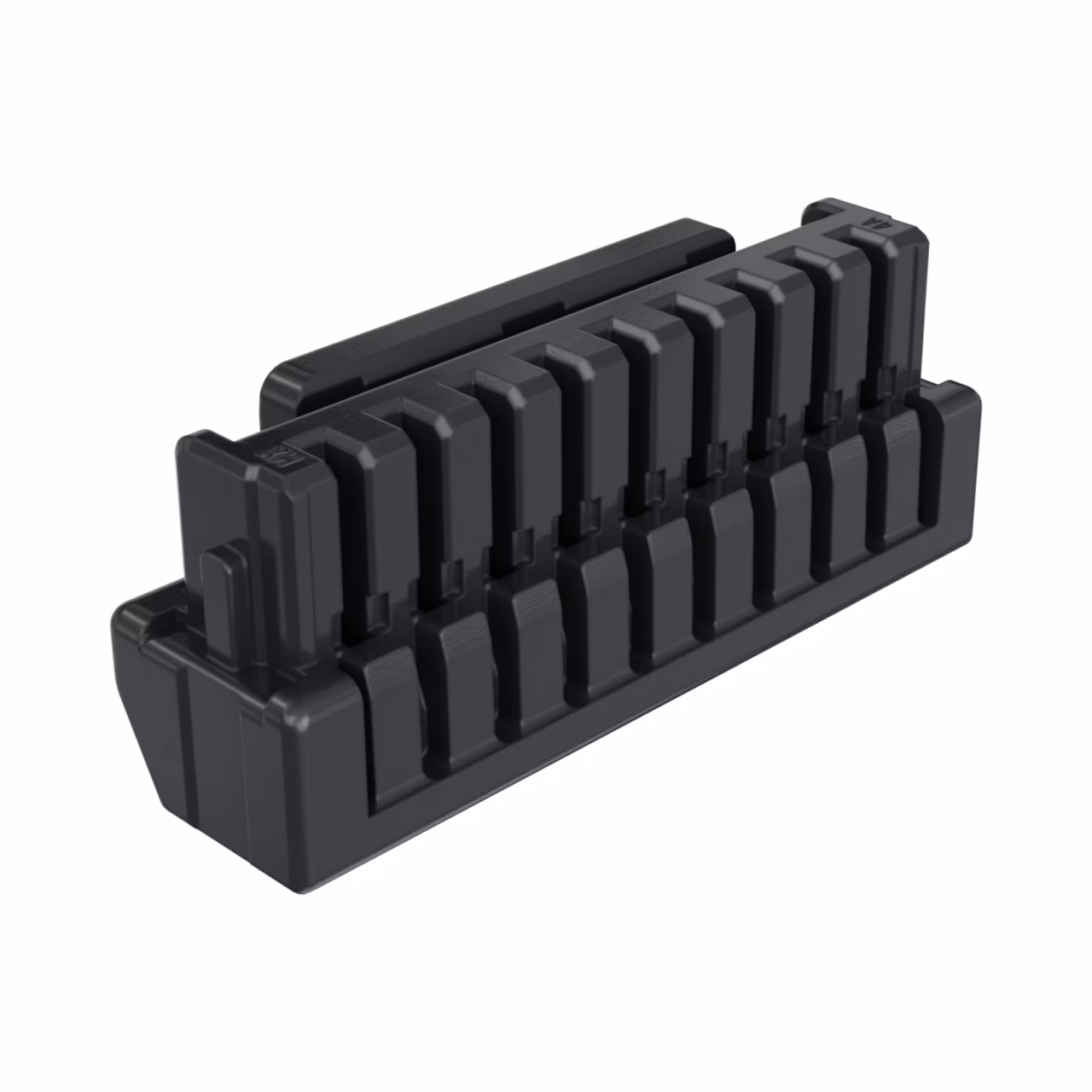 1.50mm Pitch, Micro-Lock Plus Receptacle Crimp Housing, Single Row, Positive Lock, 9 Circuits, Black for sale