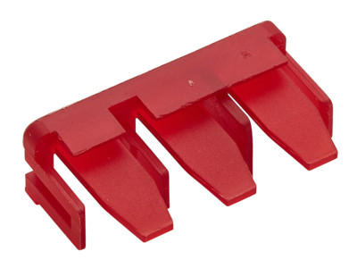 VersaBlade Terminal Position Assurance (TPA) Retainer, Upper Type, 8.50mm Pitch, 3 Circuits, Red for sale