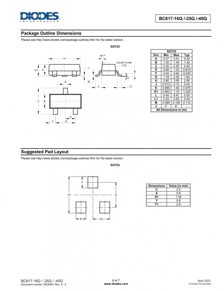 BC817-25Q-7-F datasheet page 6