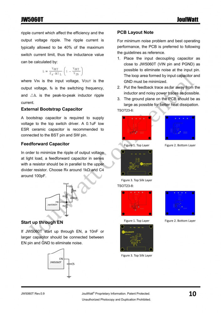 JW5060T datasheet page 10