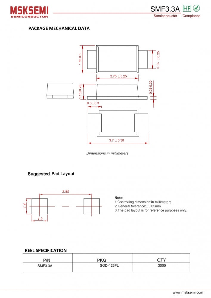 SMF3.3A datasheet page 5
