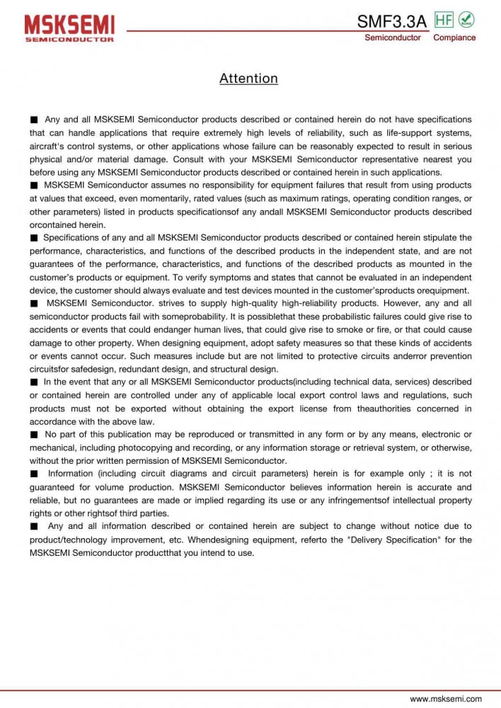 SMF3.3A datasheet page 6