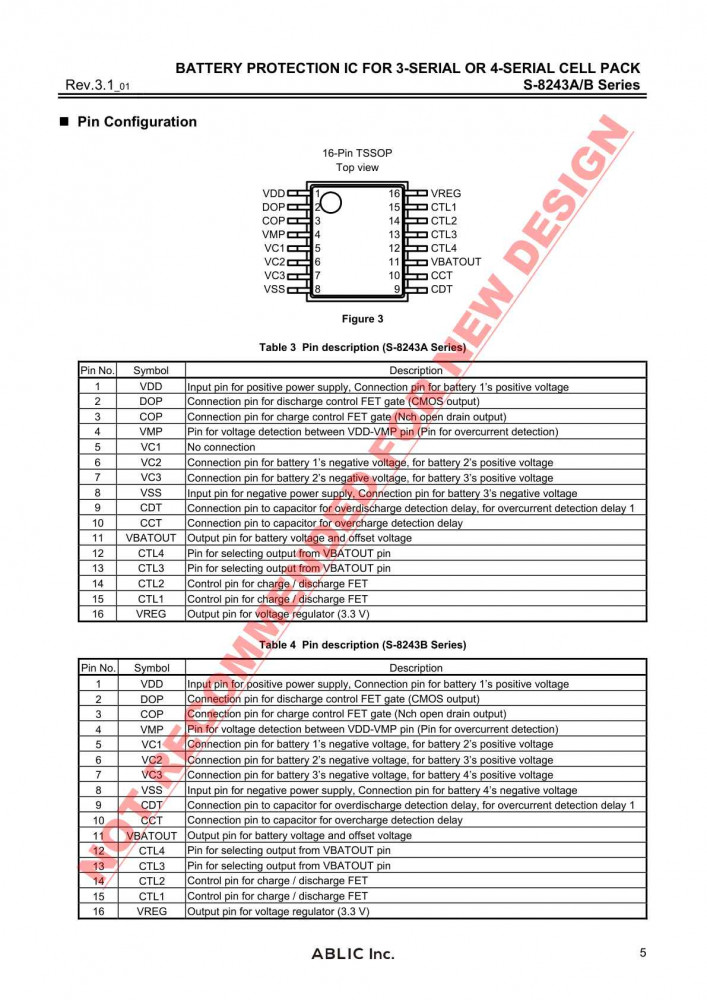 S-8243A/B datasheet page 5