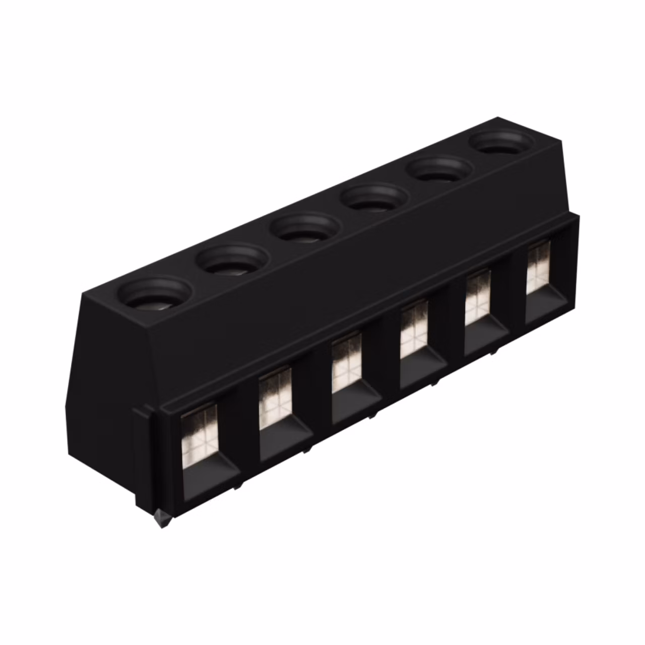 5.00mm Pitch Beau Eurostyle Low Profile, Single Level Modular Terminal Block, 6 Circuits for sale
