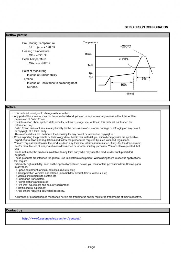 EPSON MC-146 datasheet page 3