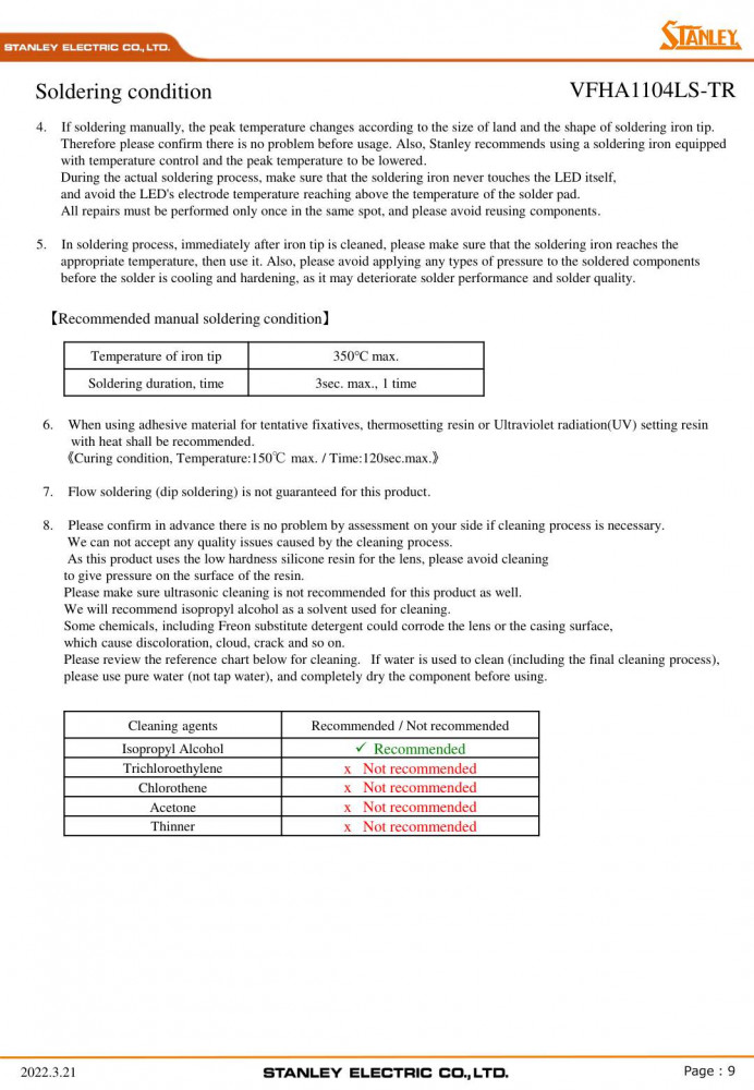 VFHA1104LS-TR datasheet page 9