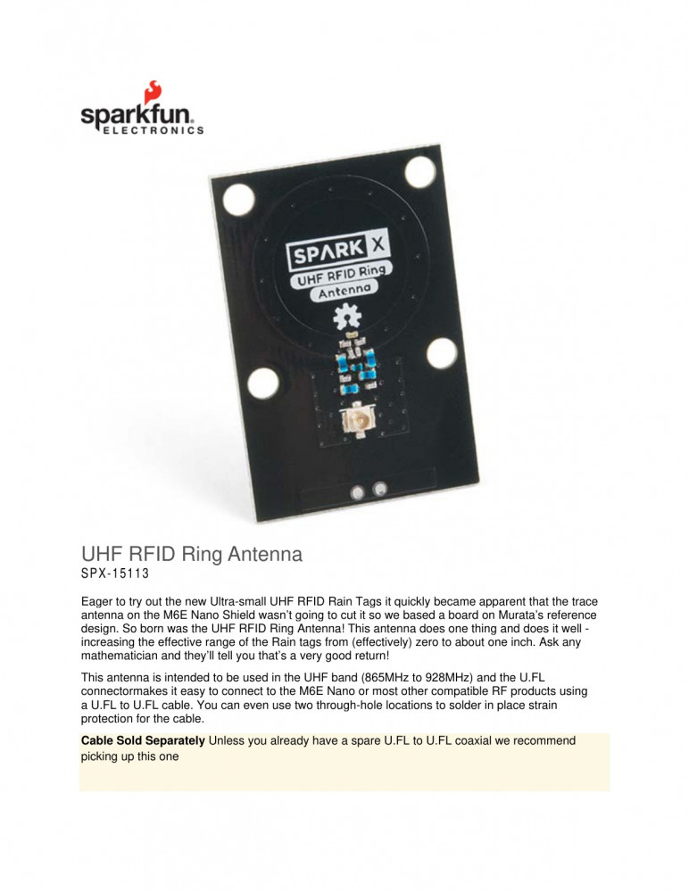 SPX-15113 technical document page 1